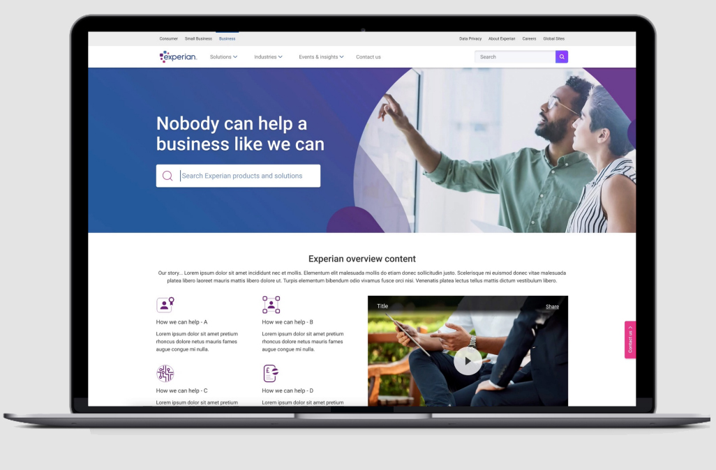 Experian - UX Taxonomy - GGMR